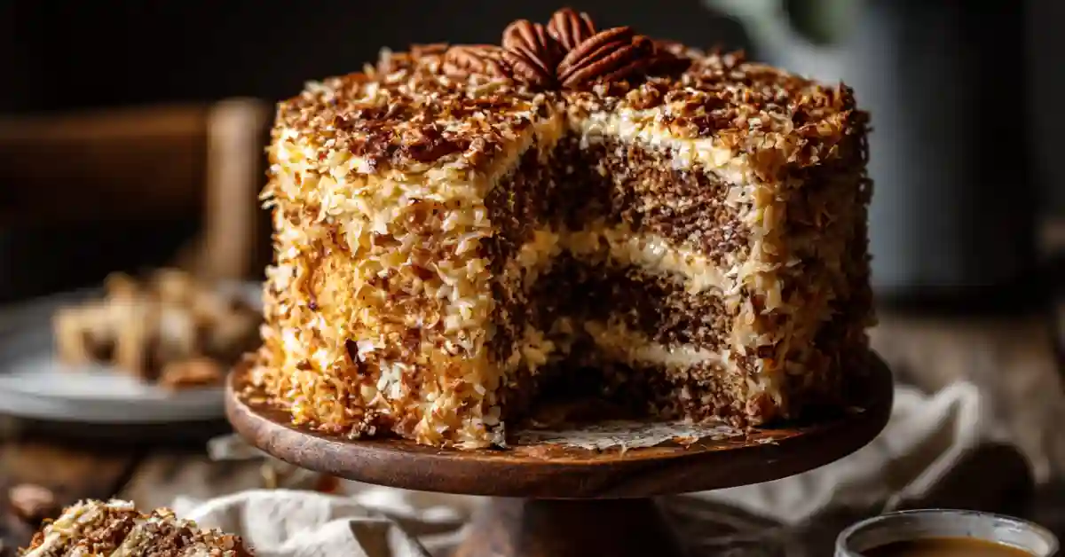 Authentic German Chocolate Cake Recipe By A Professional Baker - easyummies