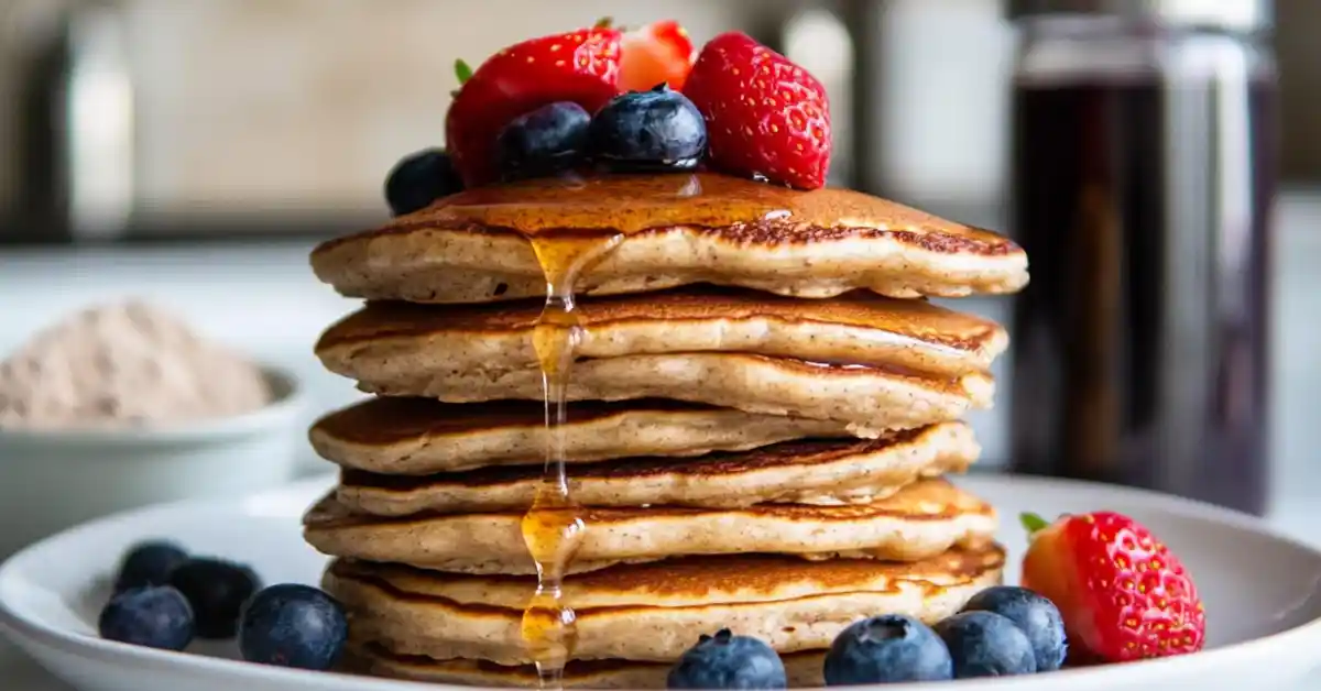 Protein Shake Powder Pancakes - easyummies