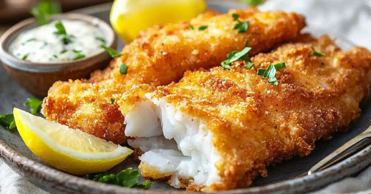 The Best Fried Cod Recipe With Crunchy Golden Coating - easyummies